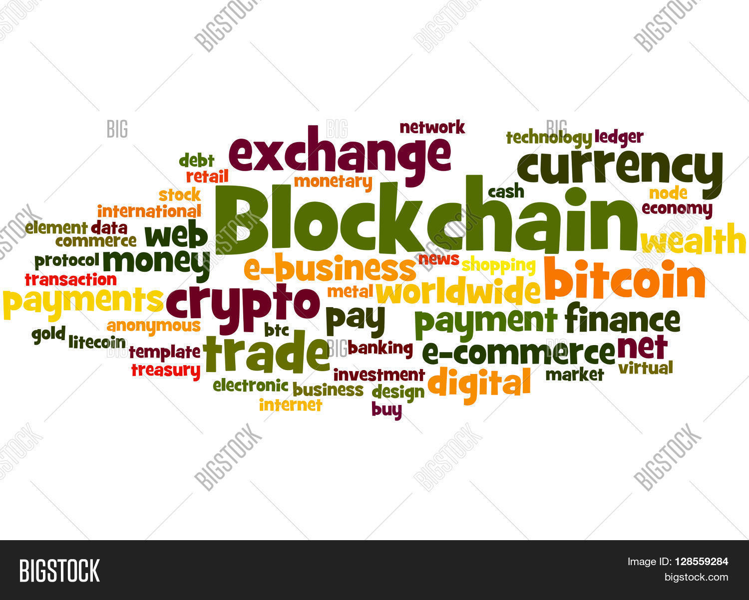 Blockchain, Word Cloud Image & Photo (Free Trial) | Bigstock