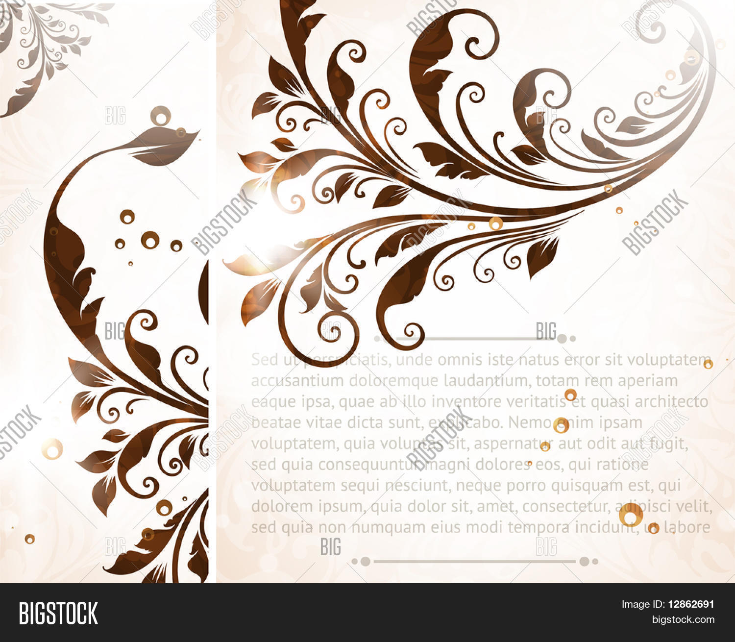 Vintage Floral Border Vector & Photo (Free Trial) | Bigstock
