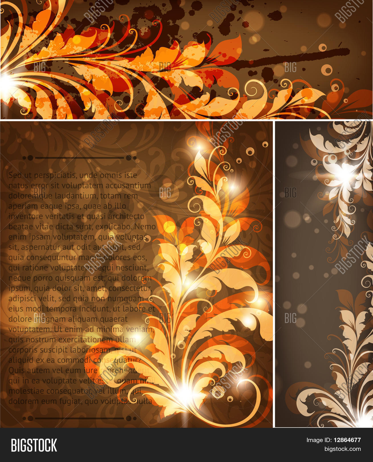 Vintage Floral Border Vector & Photo (Free Trial) | Bigstock