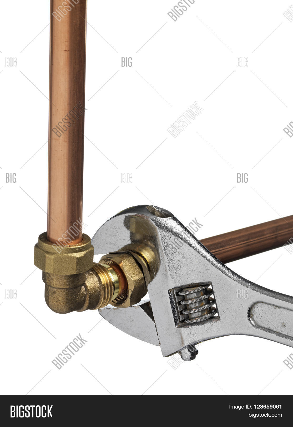 Copper Pipe Wrench Image & Photo (Free Trial) | Bigstock