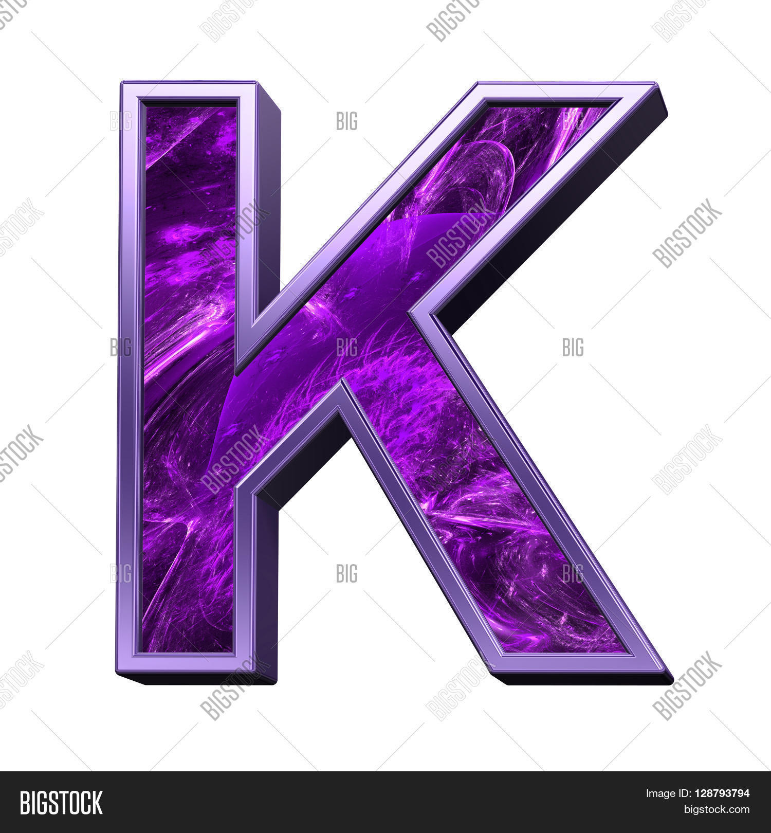 One Letter Purple Image & Photo (Free Trial) | Bigstock