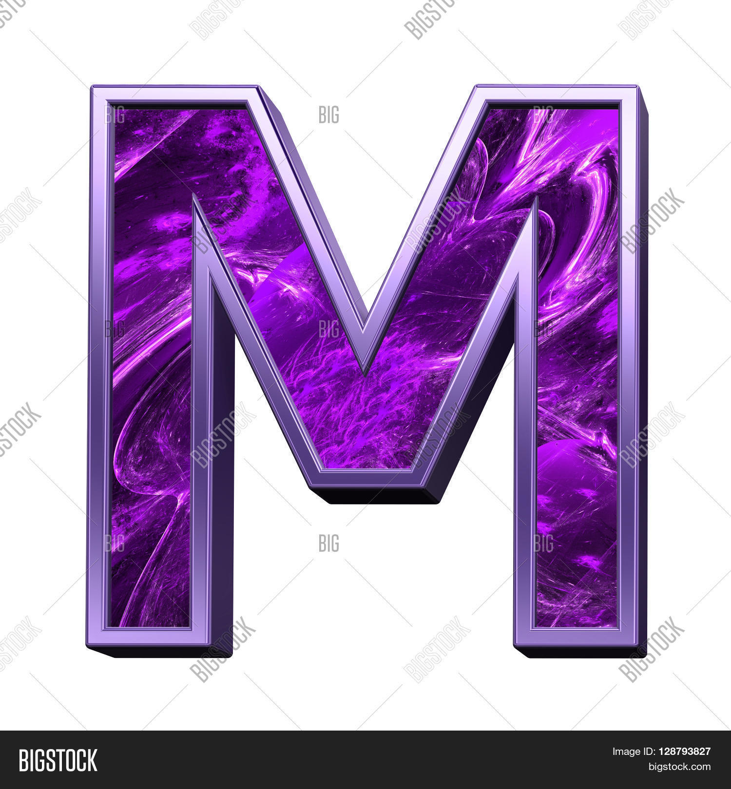 One Letter Purple Image & Photo (Free Trial) | Bigstock
