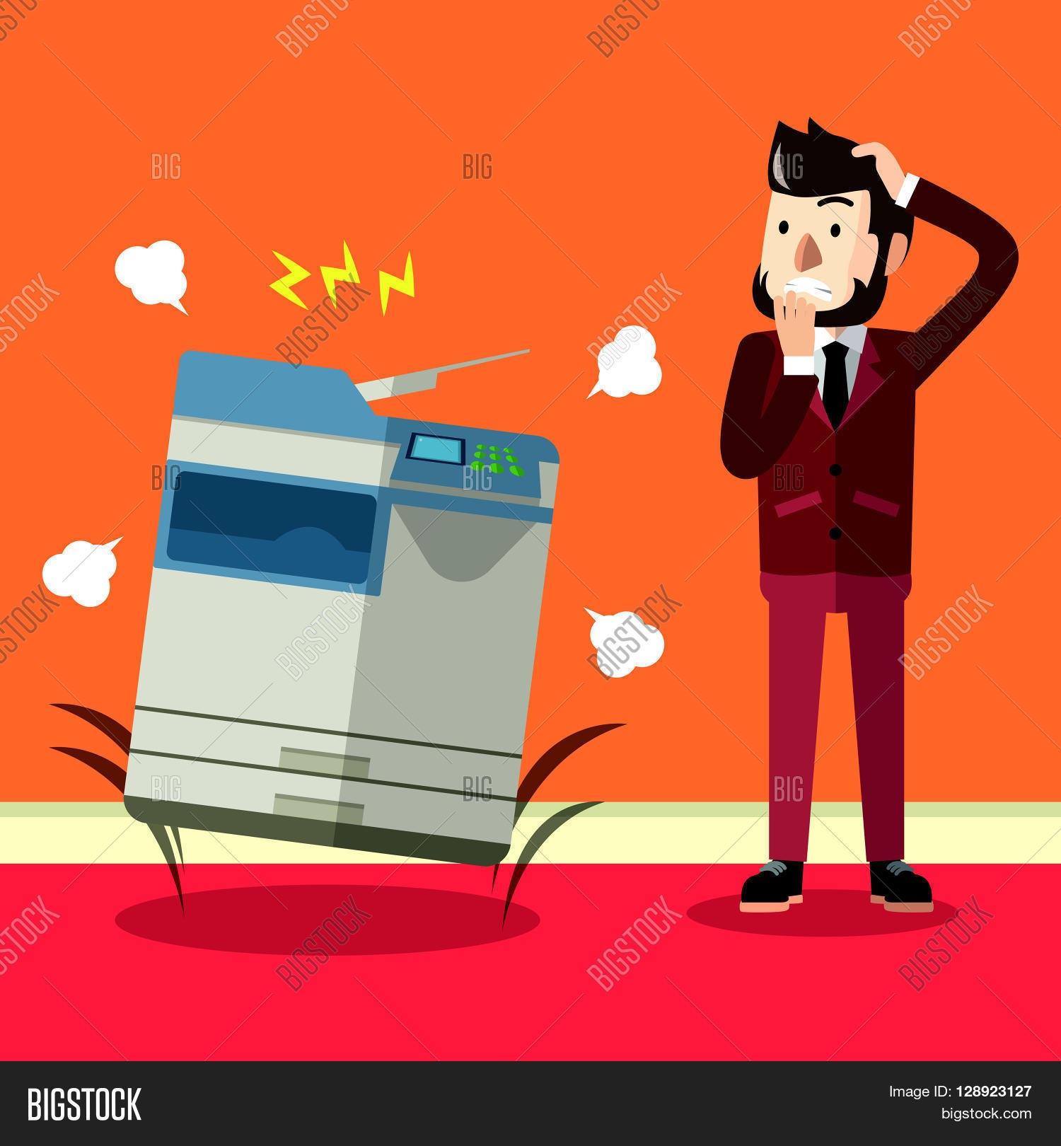 Bad Photocopier Vector & Photo (Free Trial) | Bigstock