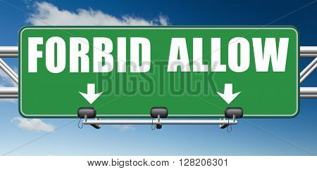 Allow Forbid Asking Image & Photo (Free Trial) | Bigstock