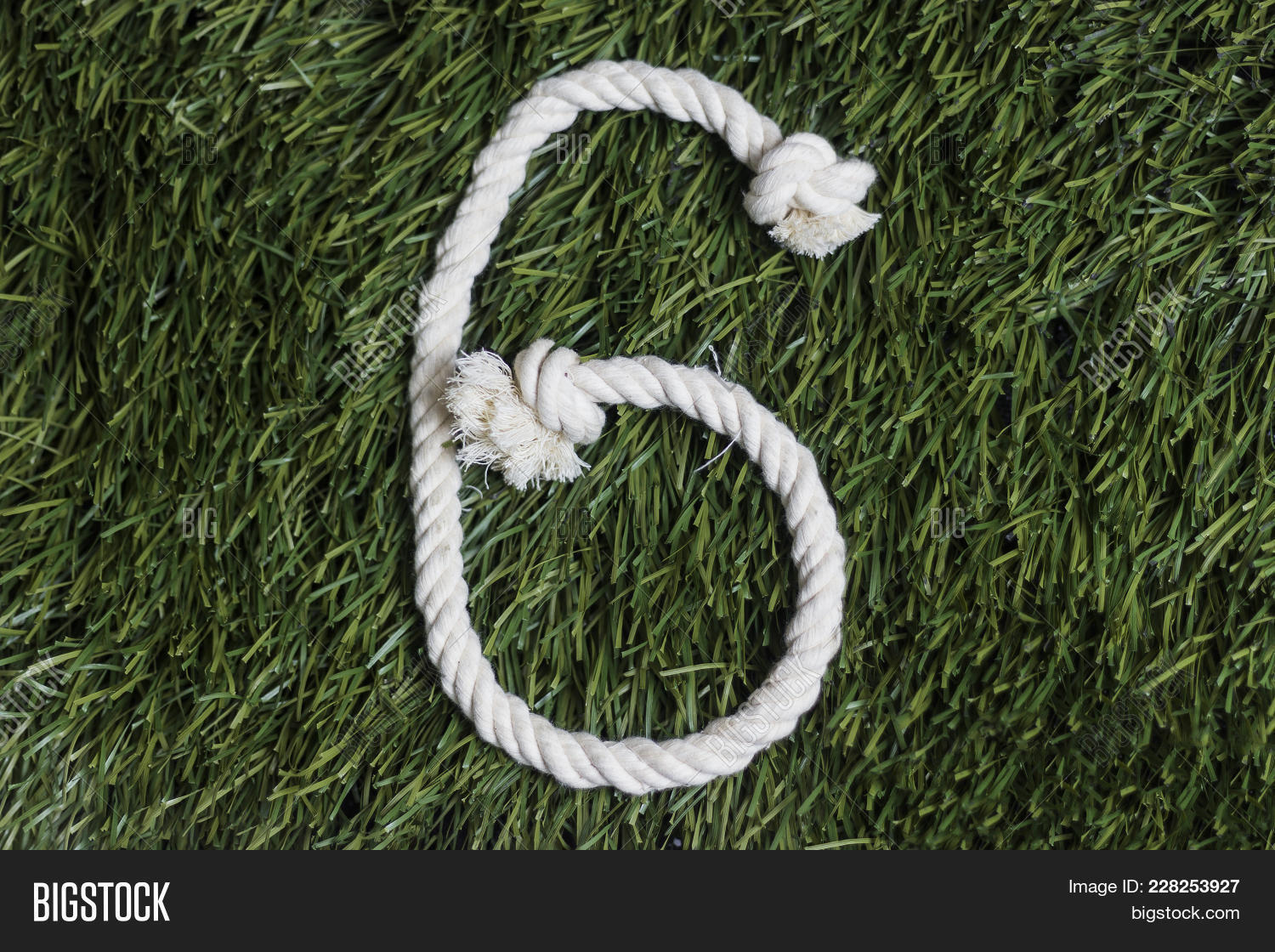 Rope Numbers On Grass Image & Photo (Free Trial) | Bigstock