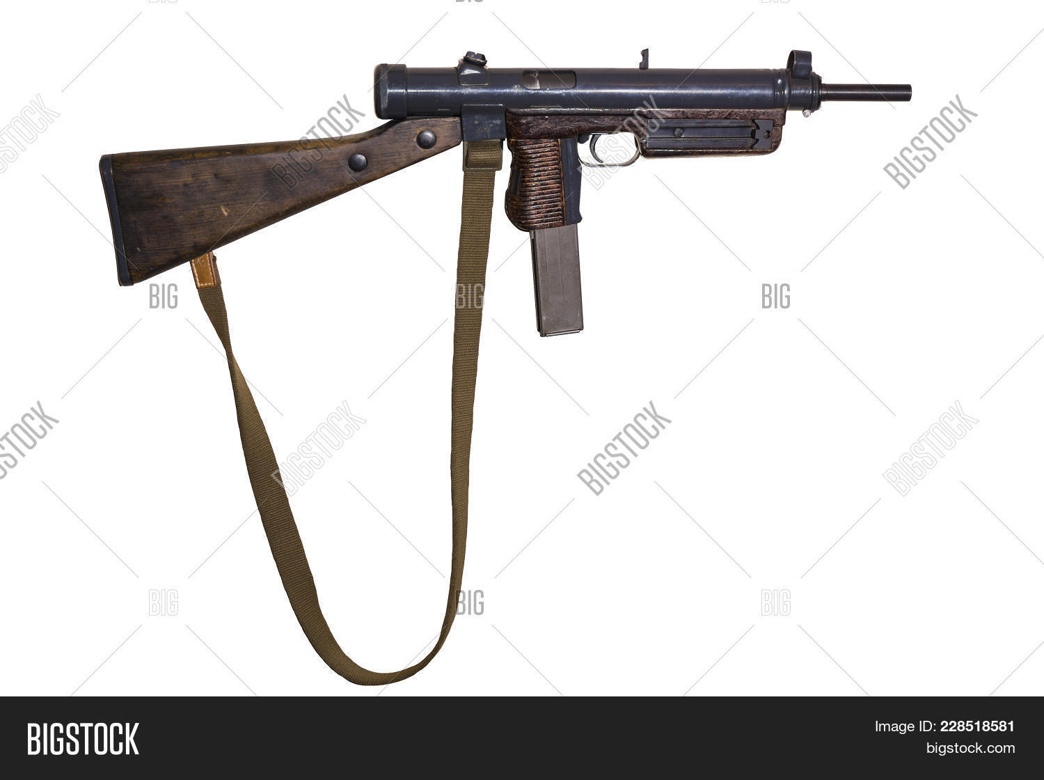 Vintage Submachine Gun Image & Photo (Free Trial) | Bigstock