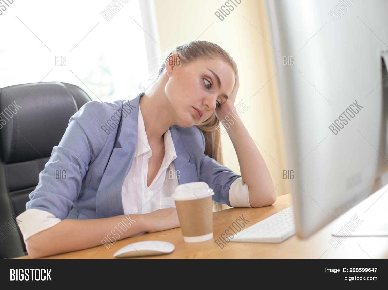 Business Woman Boring Image & Photo (Free Trial) | Bigstock