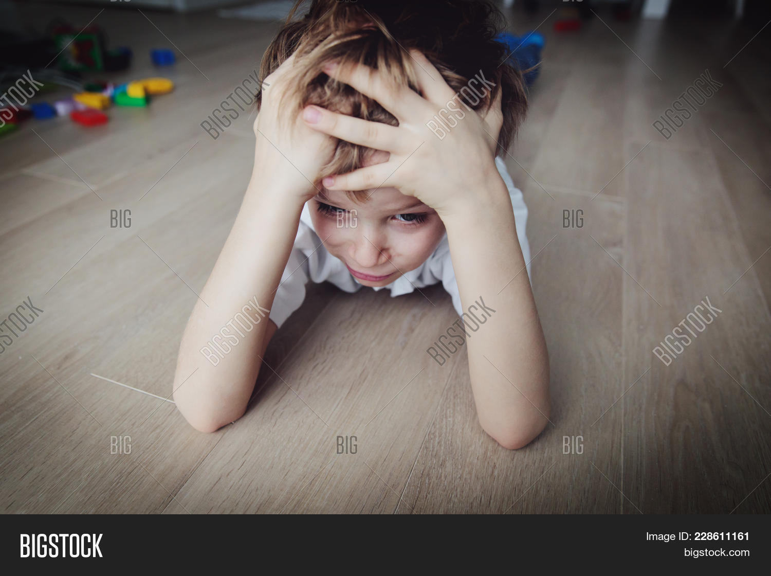 Sad Child, Stress Image & Photo (Free Trial) | Bigstock