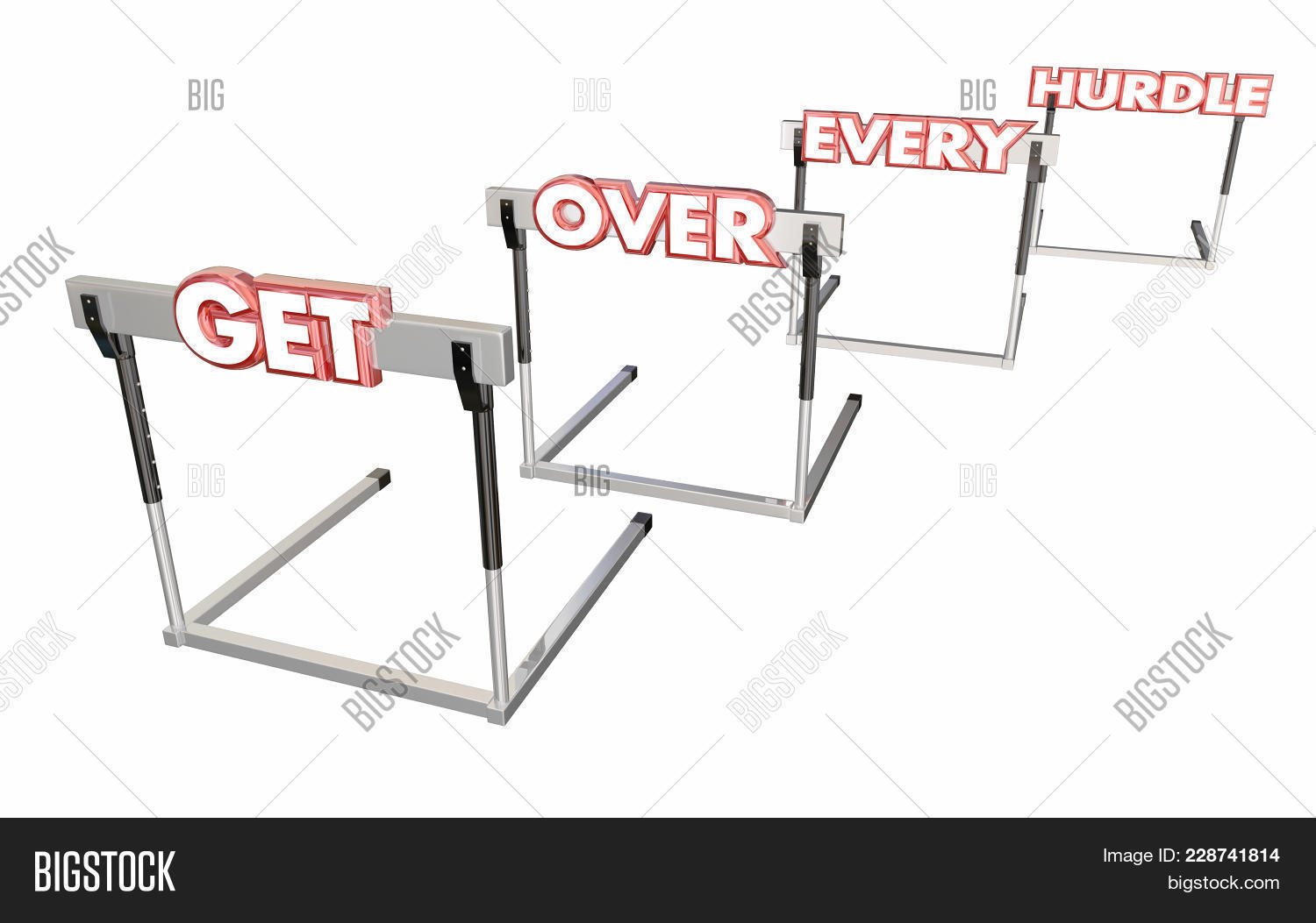Get Over Every Hurdle Image & Photo (Free Trial) | Bigstock