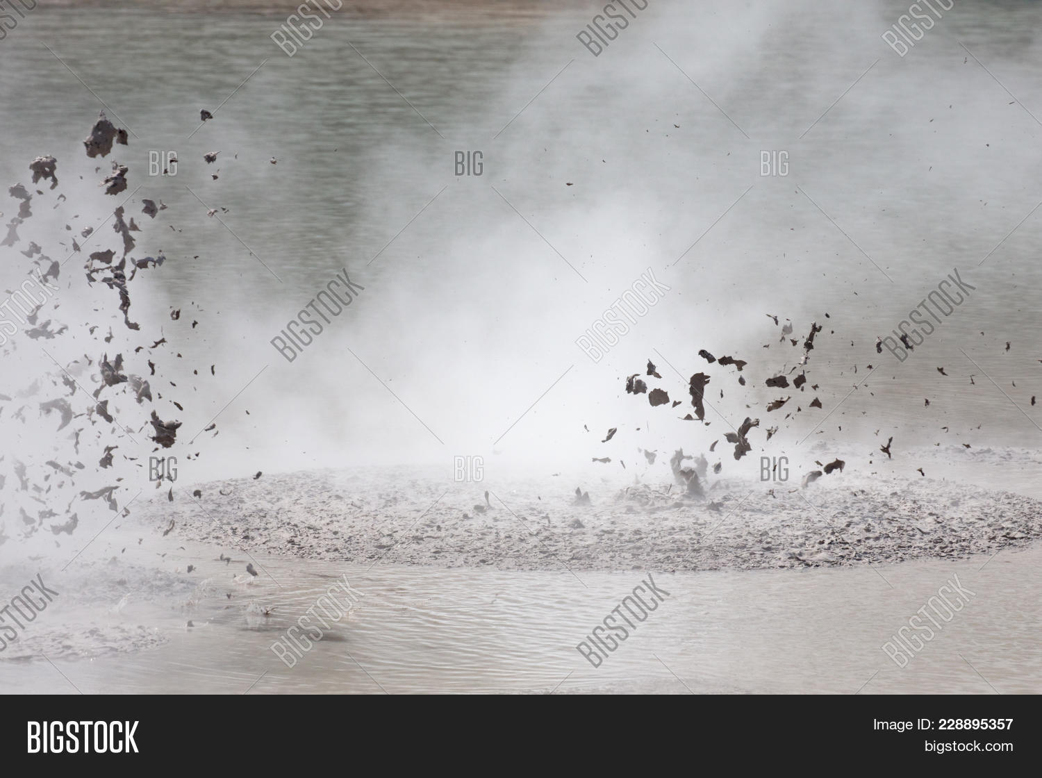Exploding Hot Mud Pool Image & Photo (Free Trial) | Bigstock