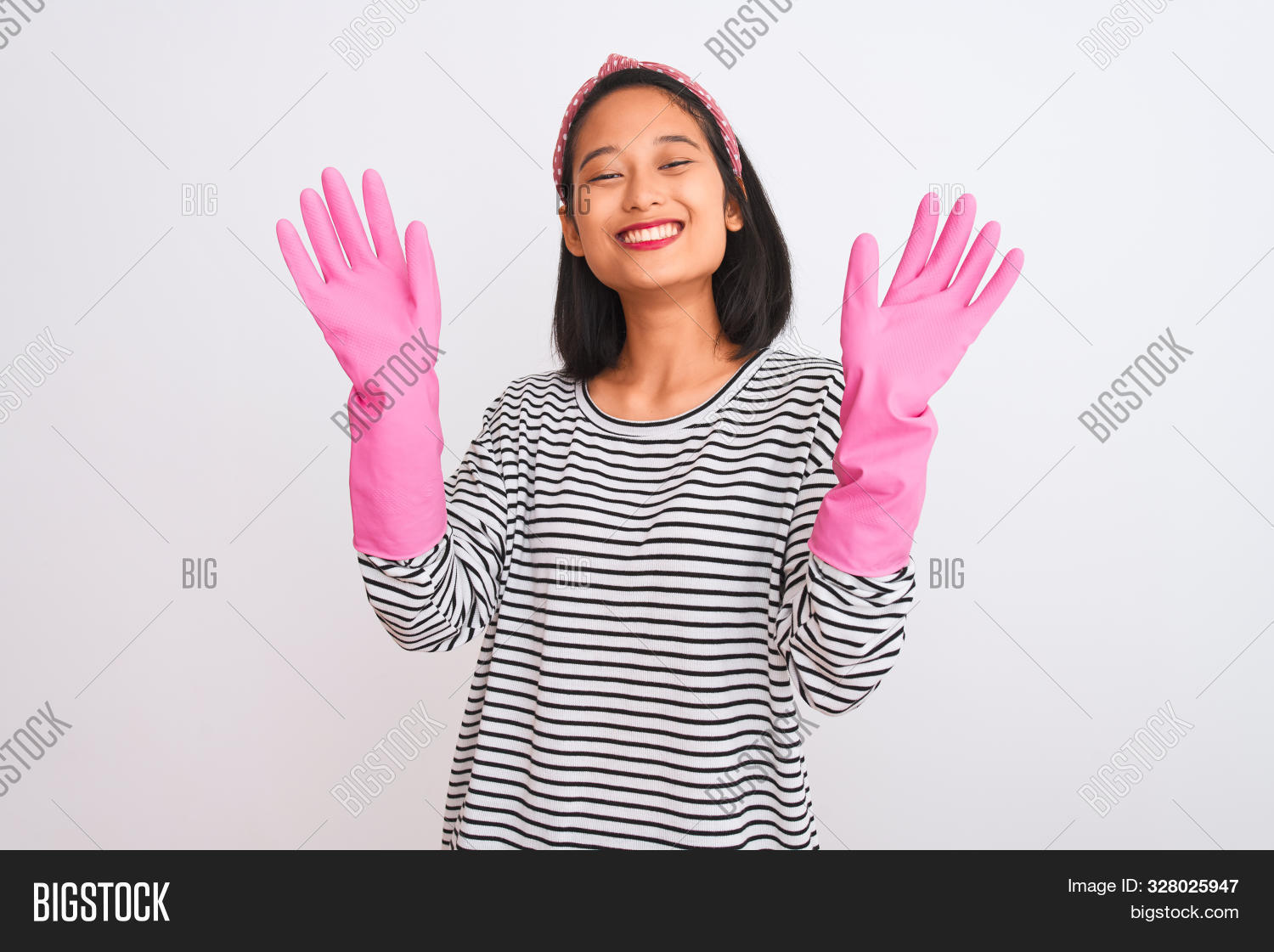 Young Chinese Cleaner Image & Photo (Free Trial) | Bigstock