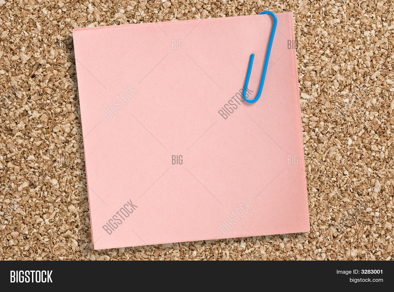 Pink Paper Note Clip Image & Photo (Free Trial) | Bigstock