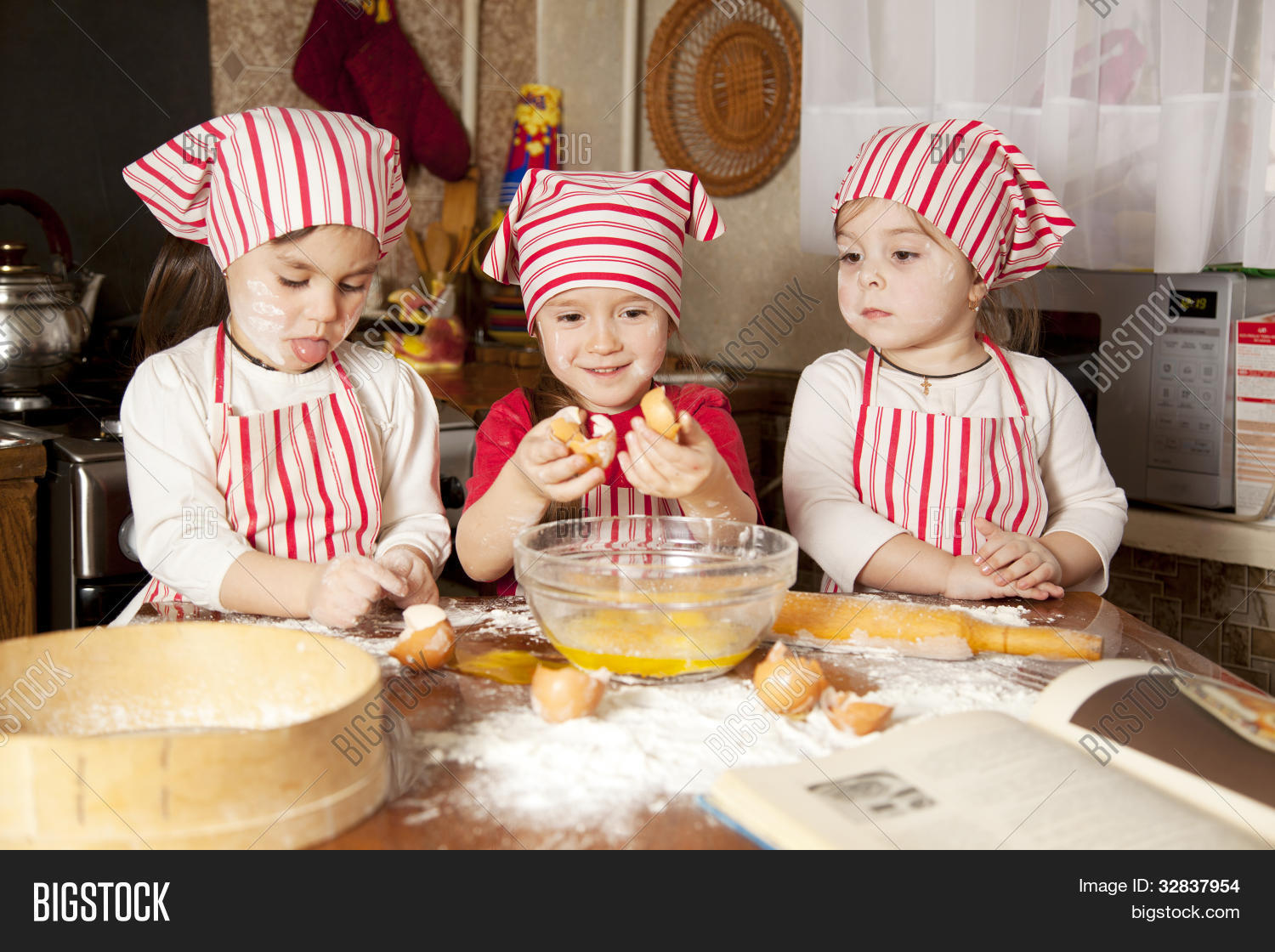 Three Little Chefs Image & Photo (Free Trial) | Bigstock