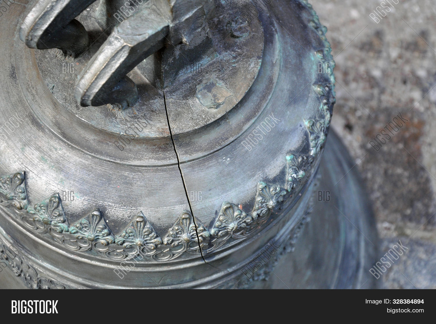Crack On Bell Image & Photo (Free Trial) | Bigstock