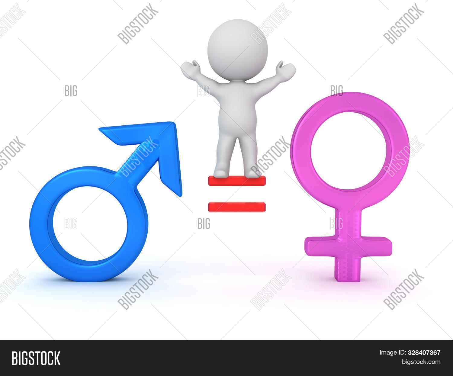 3D Rendering Gender Image & Photo (Free Trial) | Bigstock