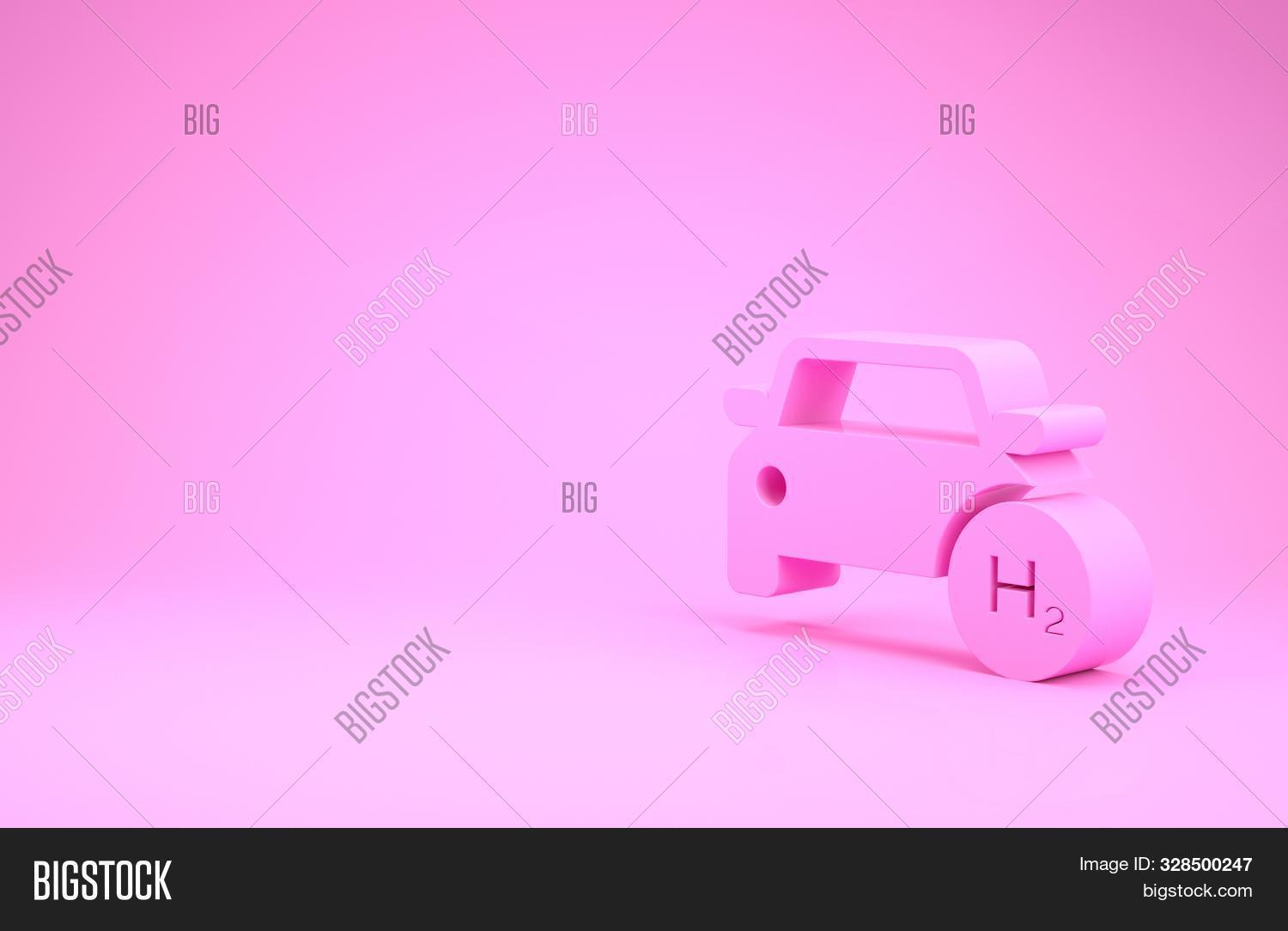 Pink Hydrogen Car Icon Image & Photo (Free Trial) | Bigstock