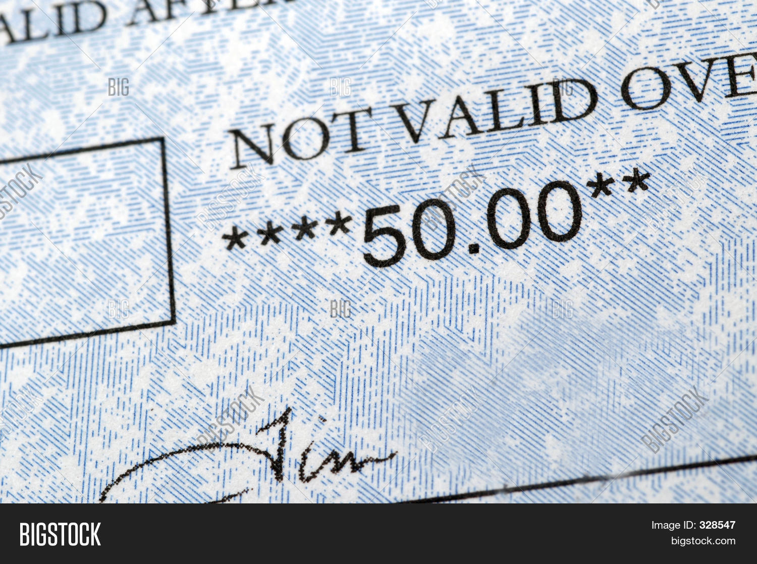 Fifty Dollar Check Image & Photo (Free Trial) | Bigstock