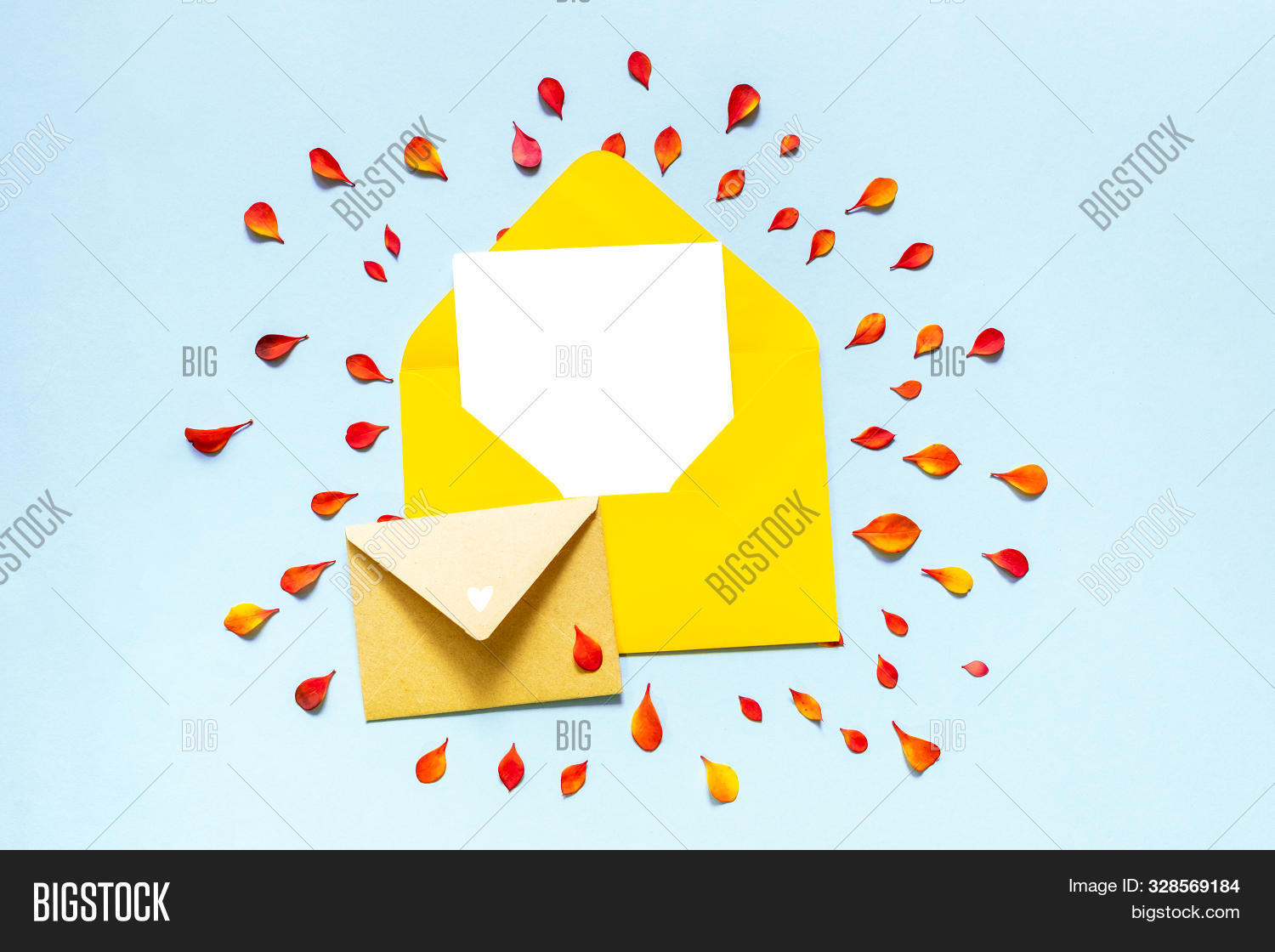 Envelope Orange Color Image & Photo (Free Trial) | Bigstock