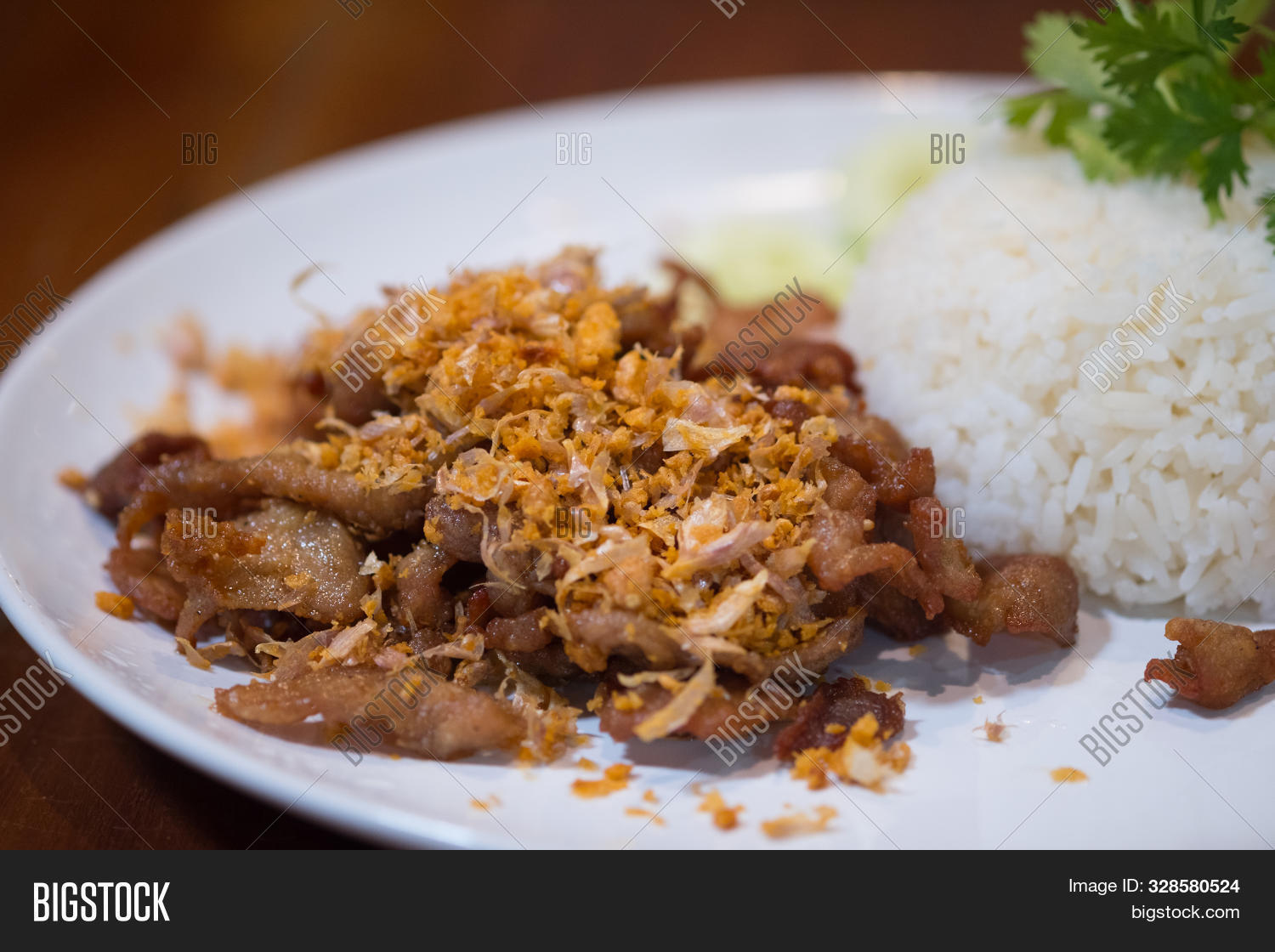 Steam Rice Stir-fried Image & Photo (Free Trial) | Bigstock