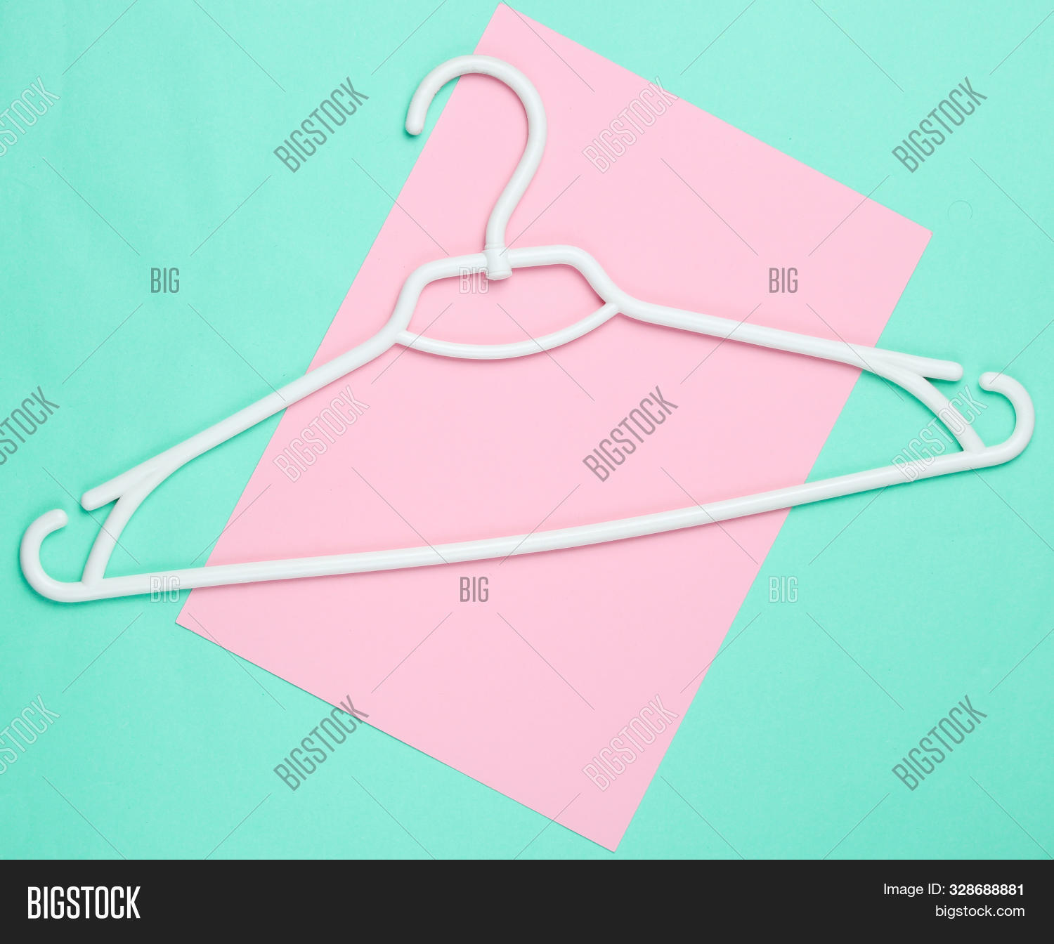 White Plastic Hanger Image & Photo (Free Trial) | Bigstock