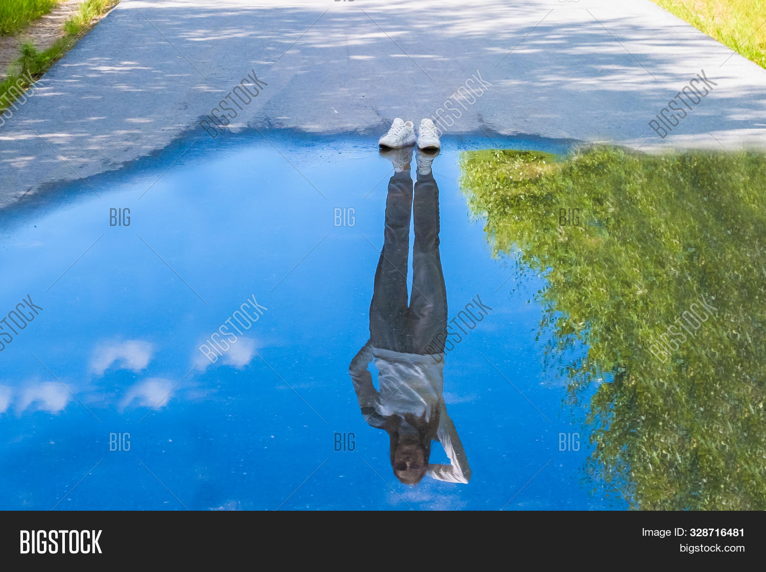 Reflection Person Image & Photo (Free Trial) | Bigstock