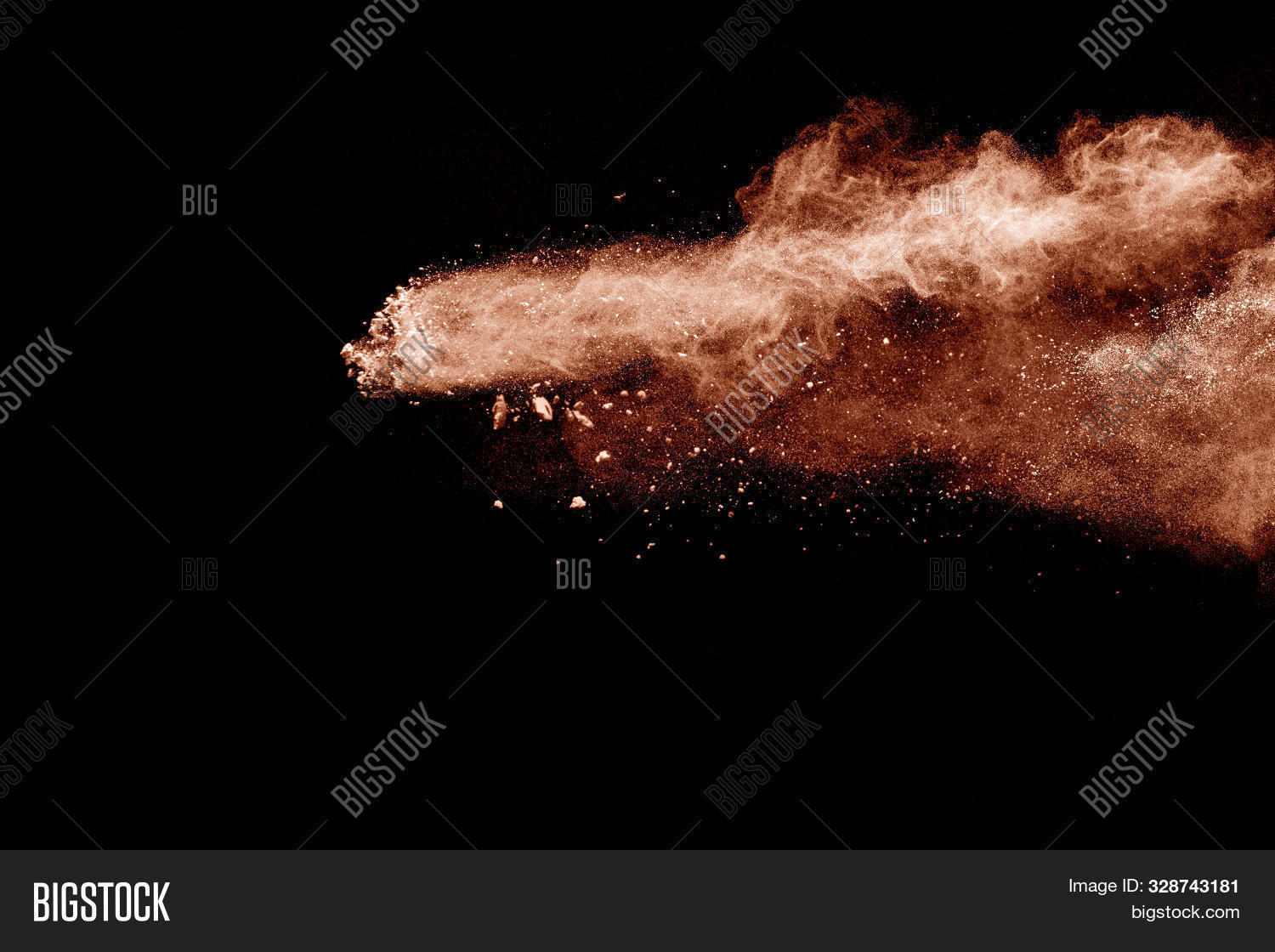 Brown Dust Explosion Image & Photo (Free Trial) | Bigstock