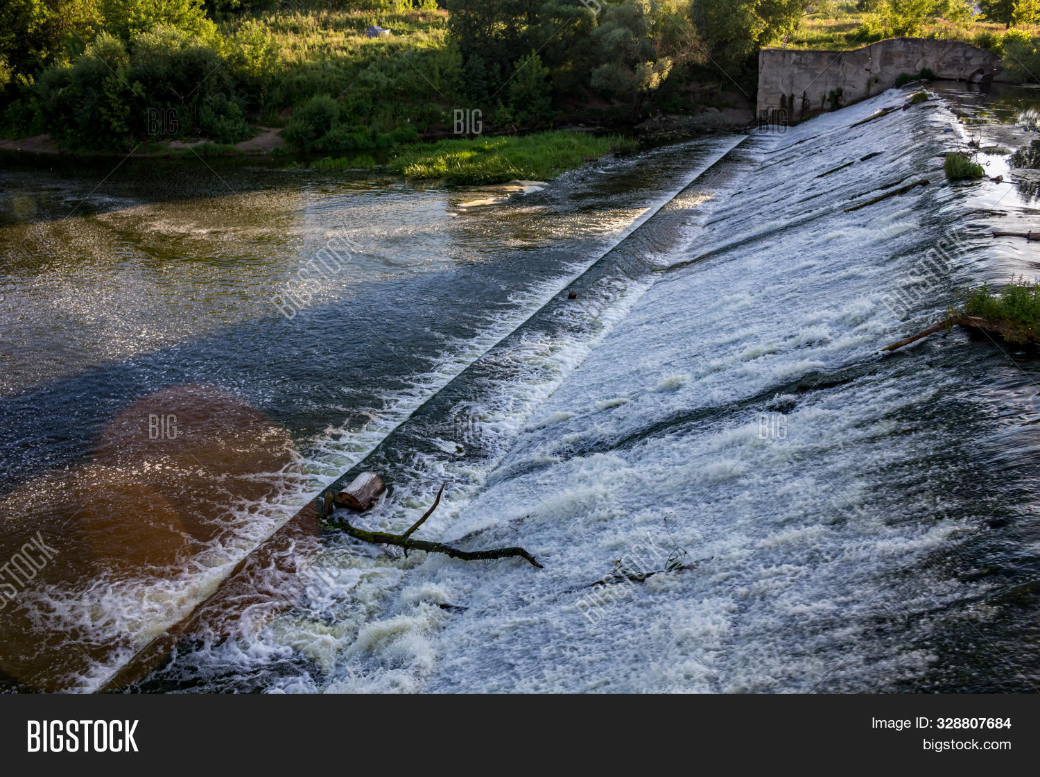 Dam On Nara River Image & Photo (Free Trial) | Bigstock