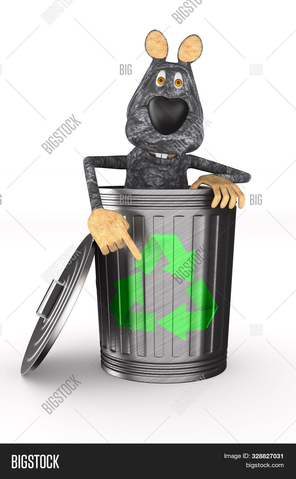 Rat Into Garbage Image & Photo (Free Trial) | Bigstock