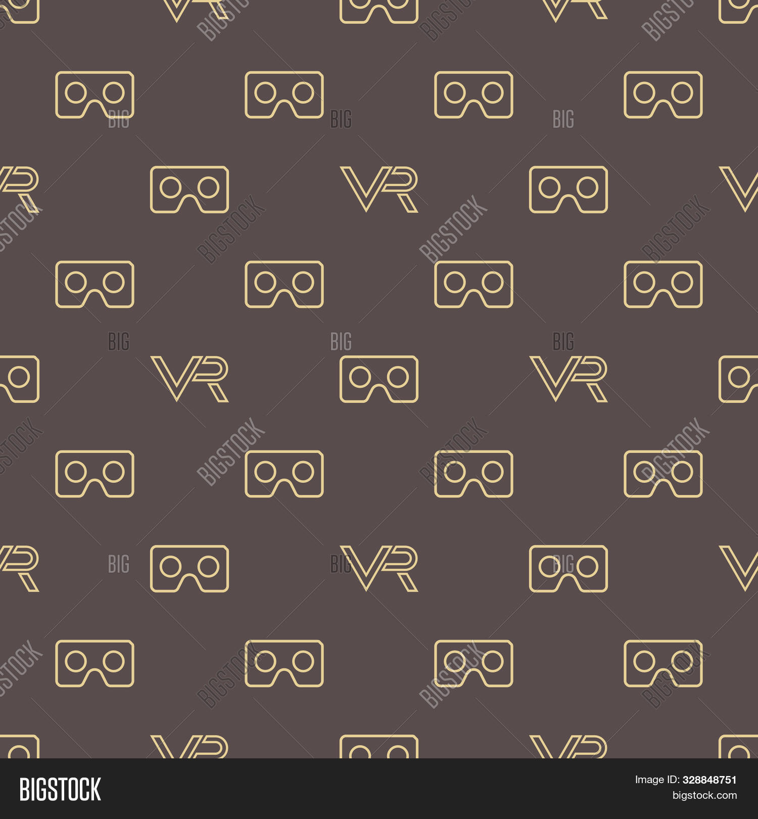 Seamless Pattern Vr Image & Photo (Free Trial) | Bigstock