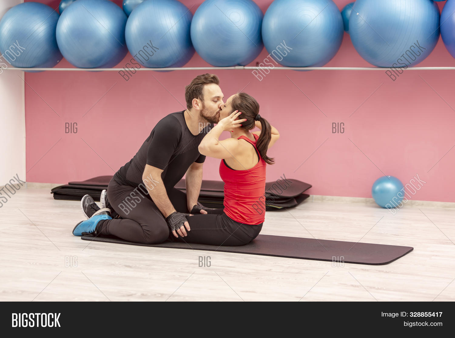 Young Couple Kissing Image & Photo (Free Trial) | Bigstock