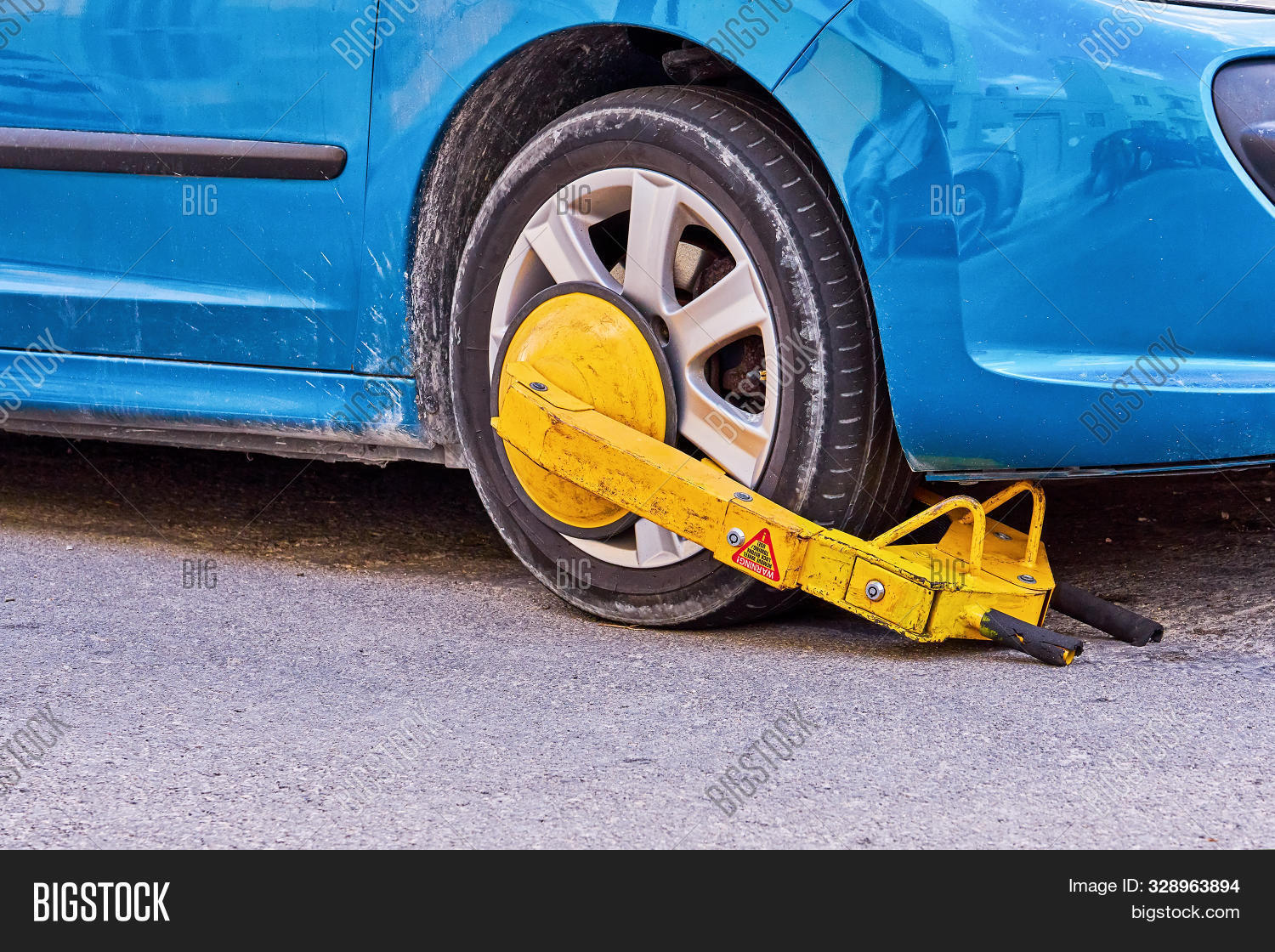 Clamped Front Wheel Image & Photo (Free Trial) | Bigstock
