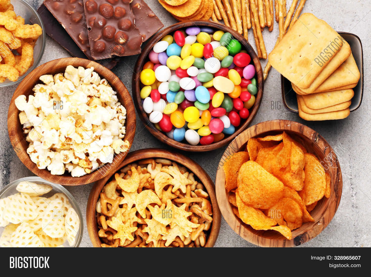 Salty Snacks. Pretzels Image & Photo (Free Trial) | Bigstock