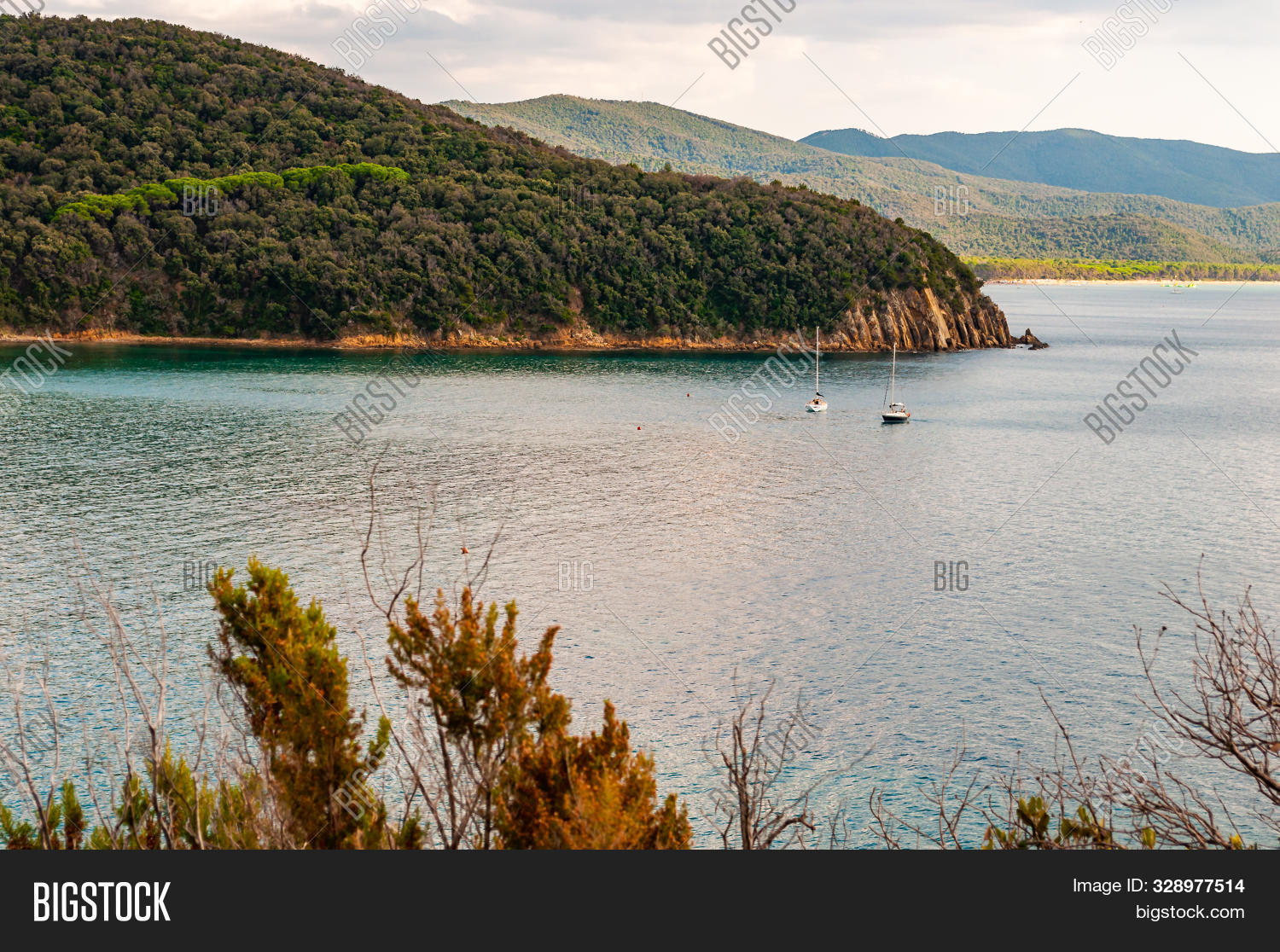 Two Yahts Floating Image & Photo (Free Trial) | Bigstock