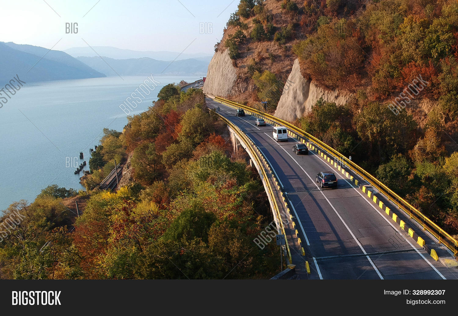 Cars Crossing Bridge Image & Photo (Free Trial) | Bigstock