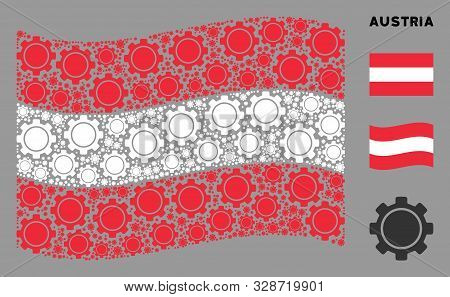 Waving Austrian Vector & Photo (Free Trial) | Bigstock