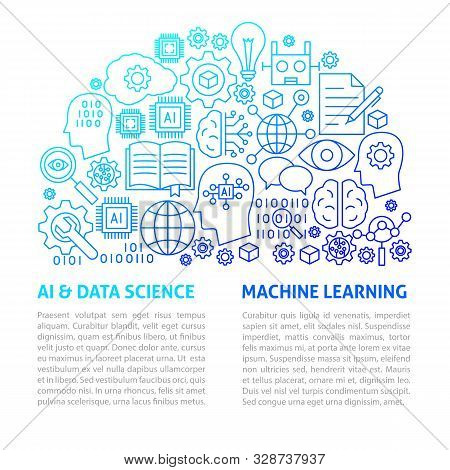 Machine Learning Line Vector & Photo (Free Trial) | Bigstock