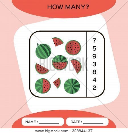 How Many. Count Game Vector & Photo (Free Trial) | Bigstock