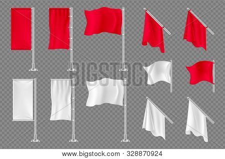 Flag Banners. Vector Vector & Photo (Free Trial) | Bigstock