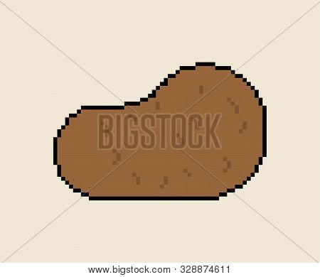 Potatoes Pixel Art. Vector & Photo (Free Trial) | Bigstock