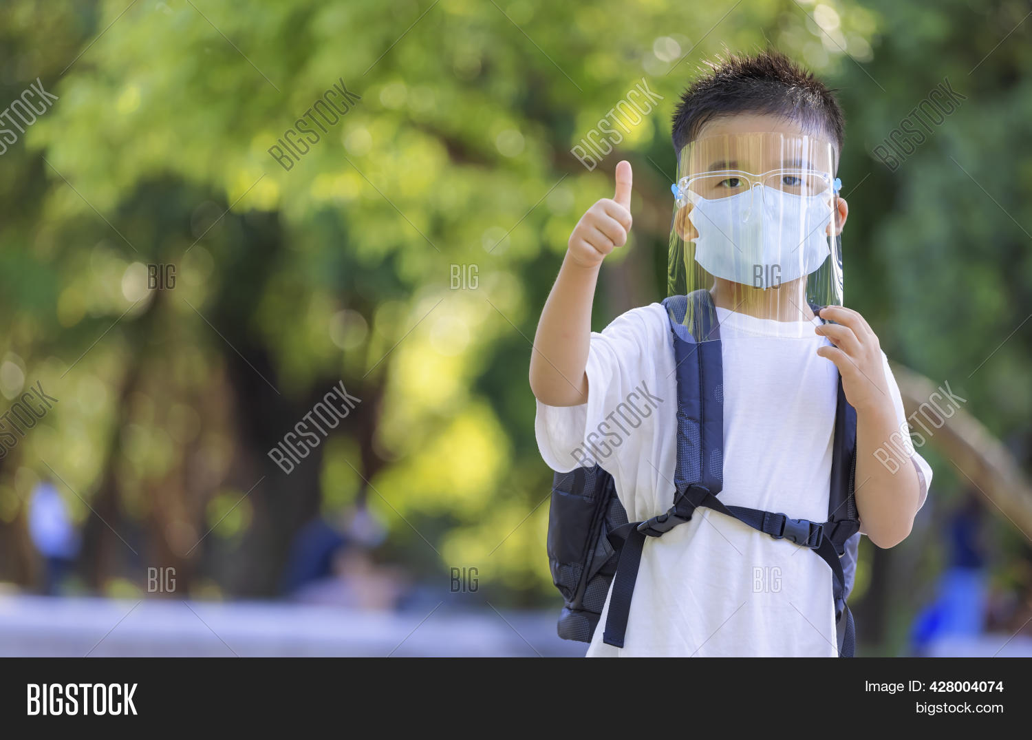 Happy Kid Wearing Mask Image & Photo (Free Trial) | Bigstock