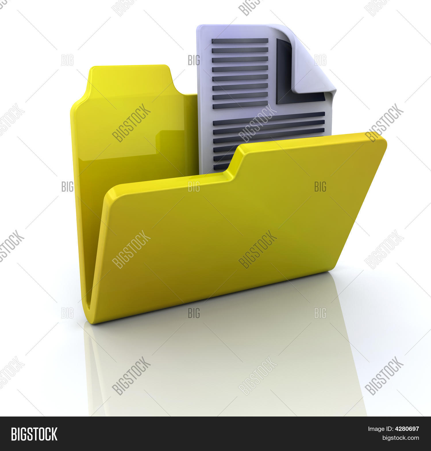 Text Document Folder Image & Photo (Free Trial) | Bigstock