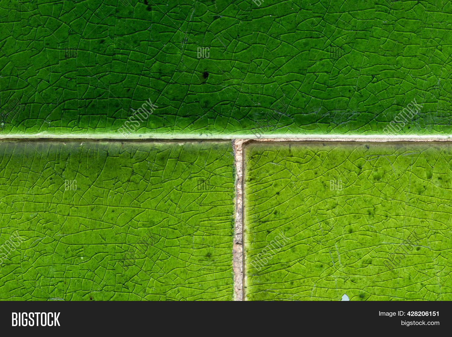 Glazed Green Mosaic Image & Photo (Free Trial) | Bigstock