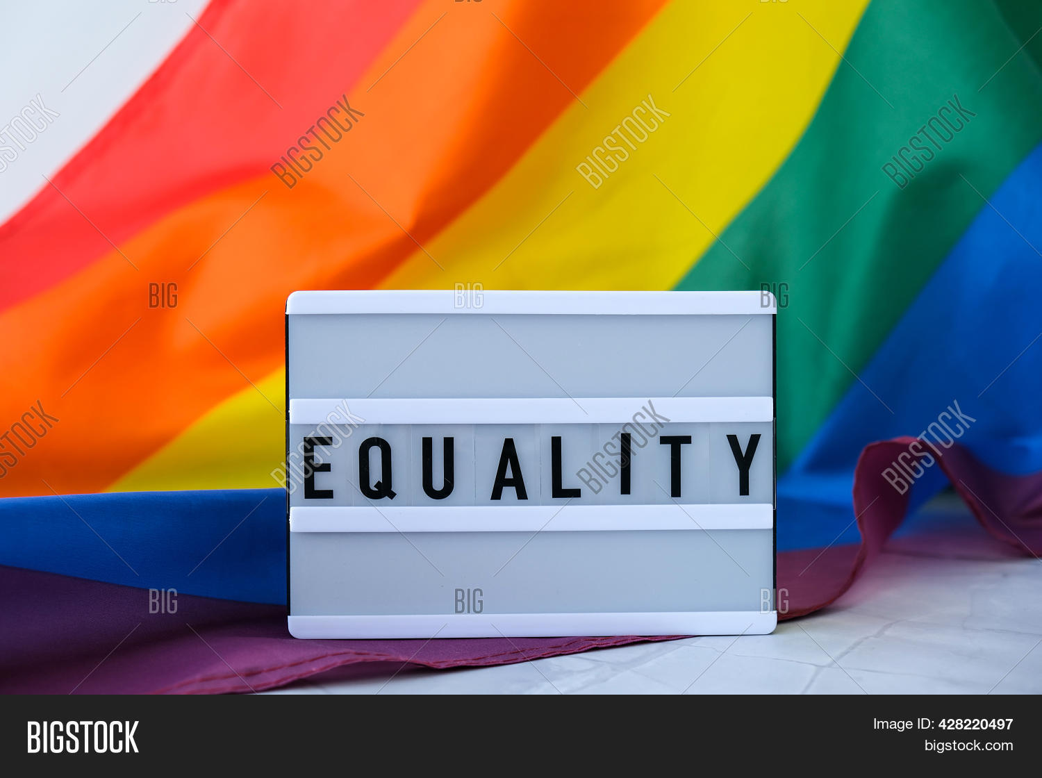 Rainbow Flag Lightbox Image & Photo (Free Trial) | Bigstock