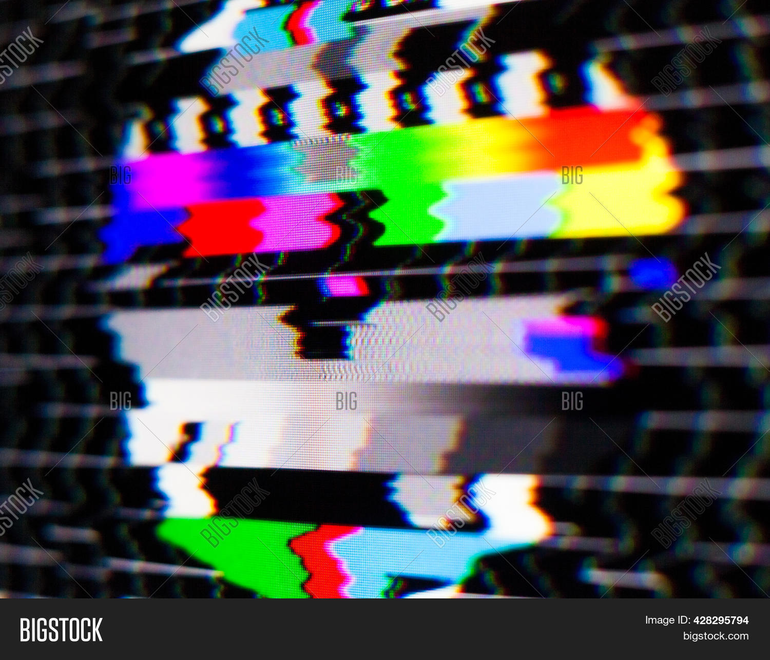 Test Pattern On Glitch Image & Photo (Free Trial) | Bigstock