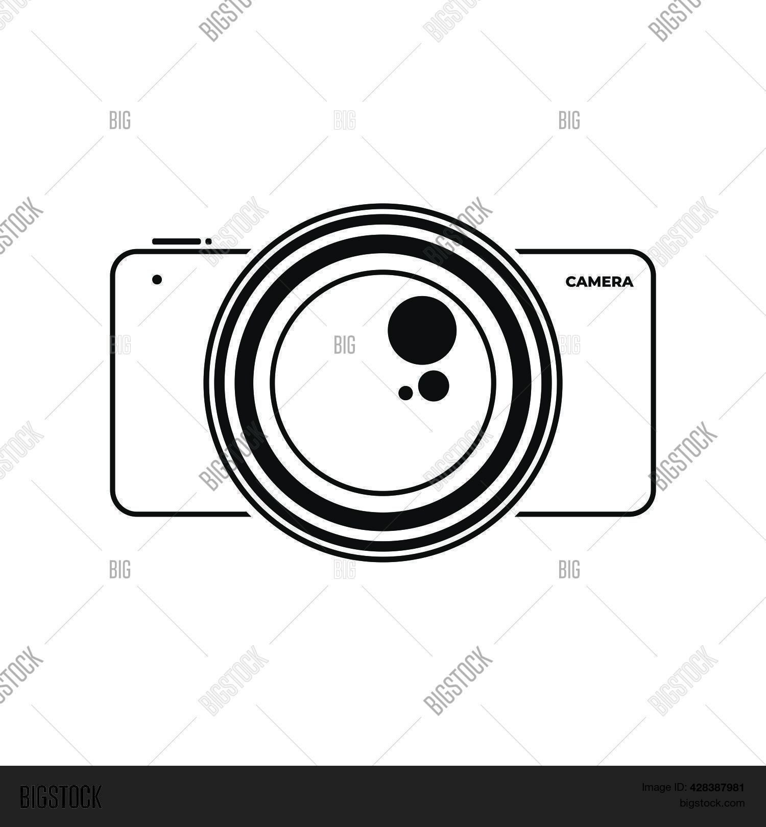 Line Art Camera Vector & Photo (Free Trial) | Bigstock