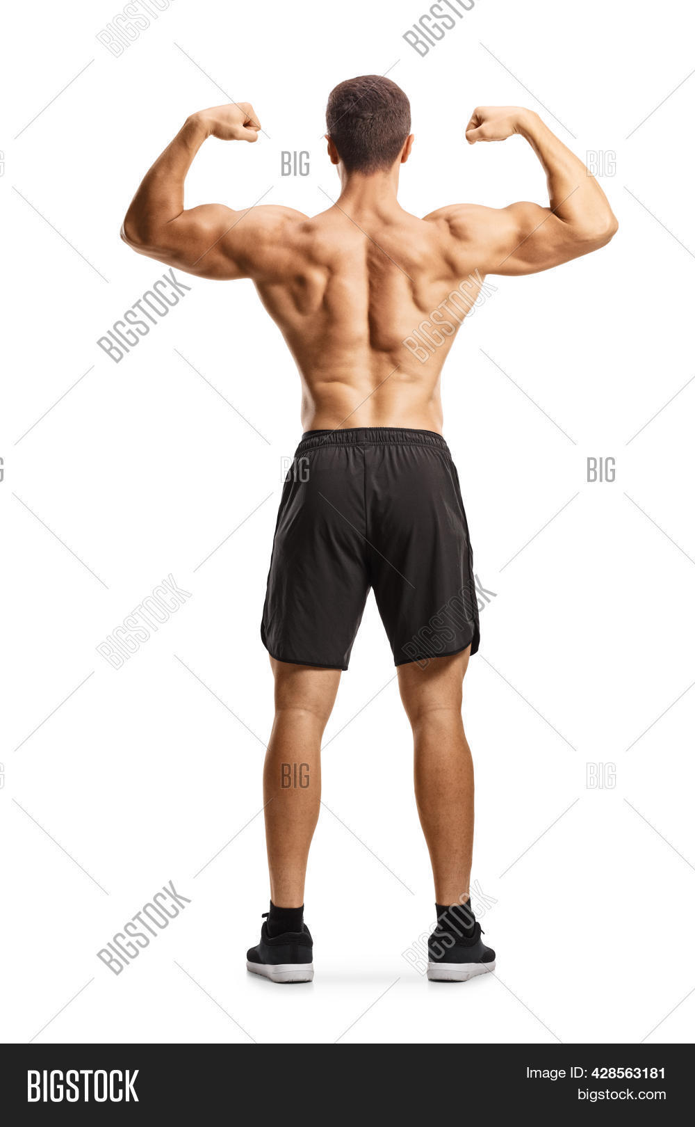 Rear View Shirtless Image & Photo (Free Trial) | Bigstock