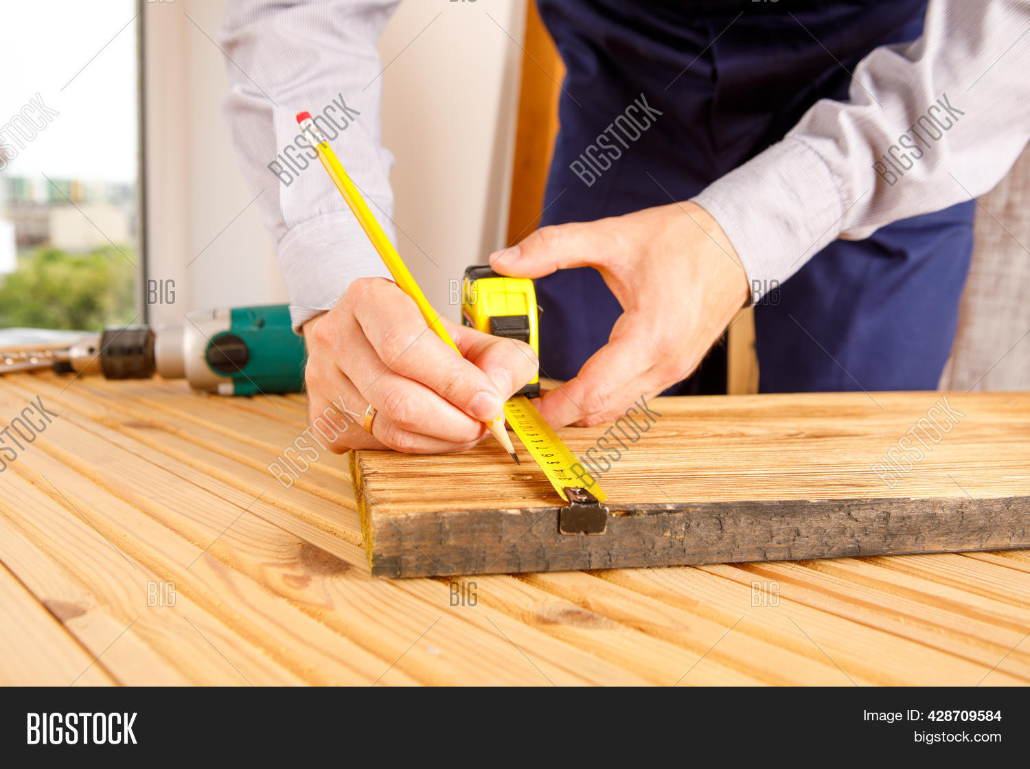 Handyman Blue Uniform Image & Photo (Free Trial) | Bigstock