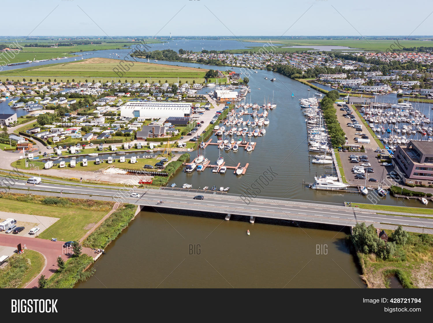 Aerial Harbor Lemmer Image & Photo (Free Trial) | Bigstock