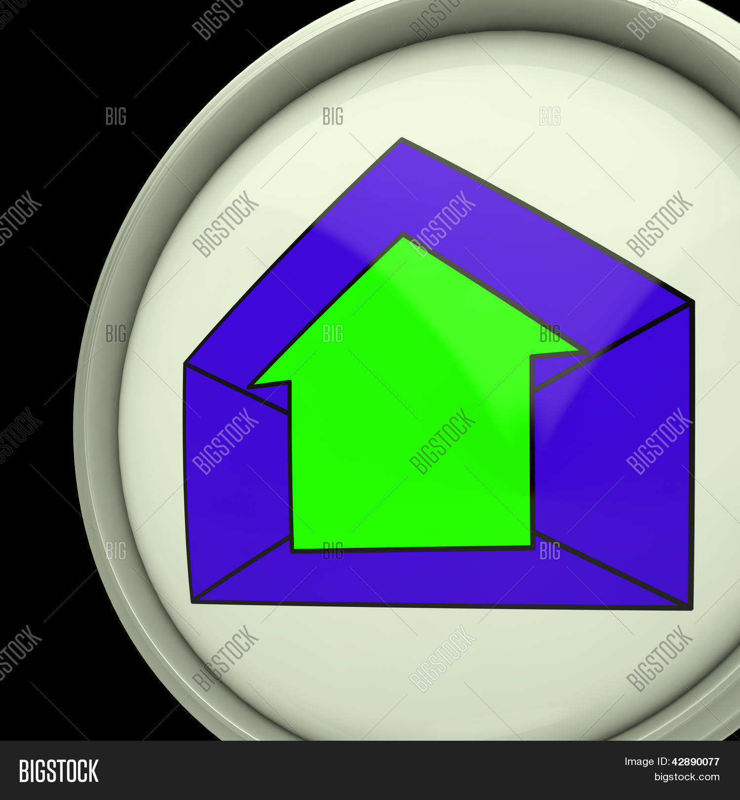 E-mail Symbol Shows Image & Photo (Free Trial) | Bigstock