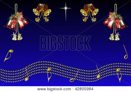 Christmas Music Notes Background Images, Illustrations & Vectors (Free ...